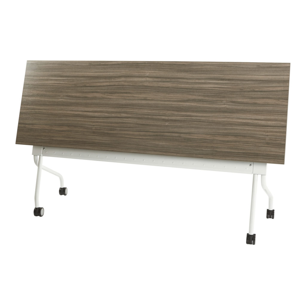 OfficeStar Folding/Nesting Training Table - Black Frame - 72" - WorkSmart